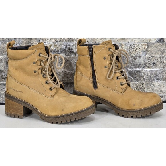 Overland | Shoes | Overland Morel Leather Hiker Boots Waterproof Nubuck ...